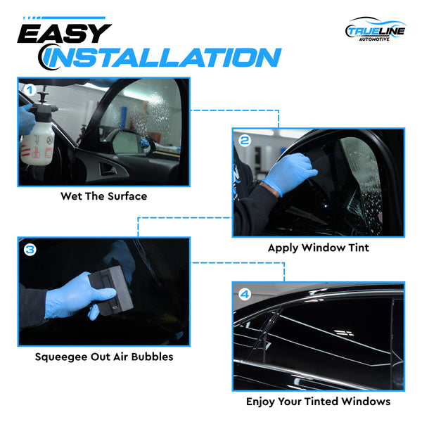 Trueline Automotive DIY Precut Window Tint Kit With 3M Obsidian Color ...