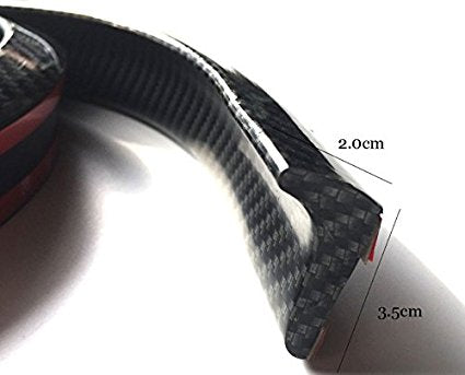 TrueLine Black Carbon Fiber Trunk Spoiler Lip Kit – TrueLine Automotive